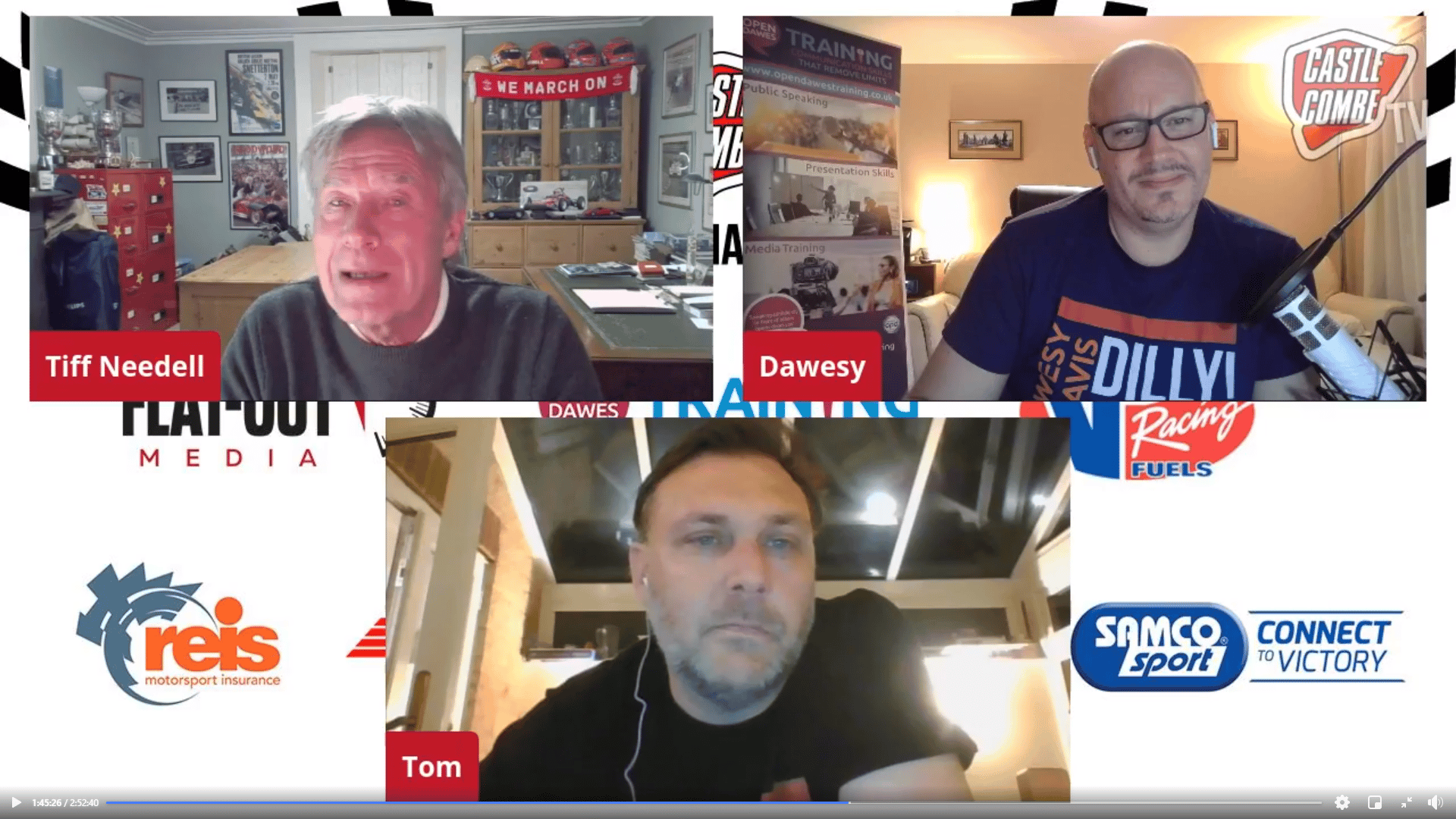 Racing legend Tiff helps mark Castle Combe TV’s 1st birthday